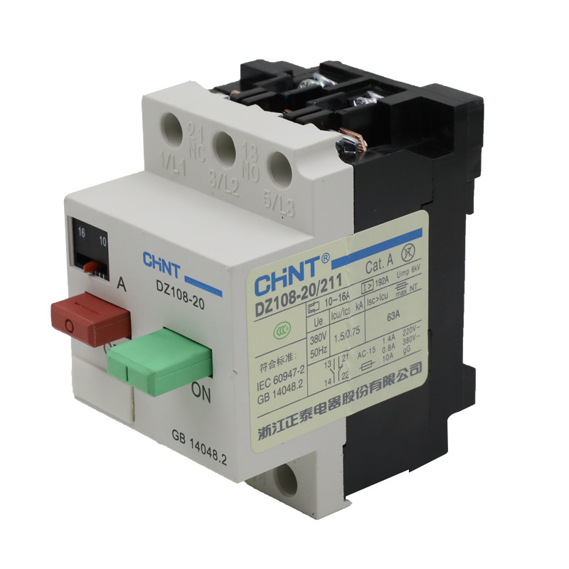 Chnt Dz10 Electric Motor Protector Circuit Breaker - 6.3A - 20A