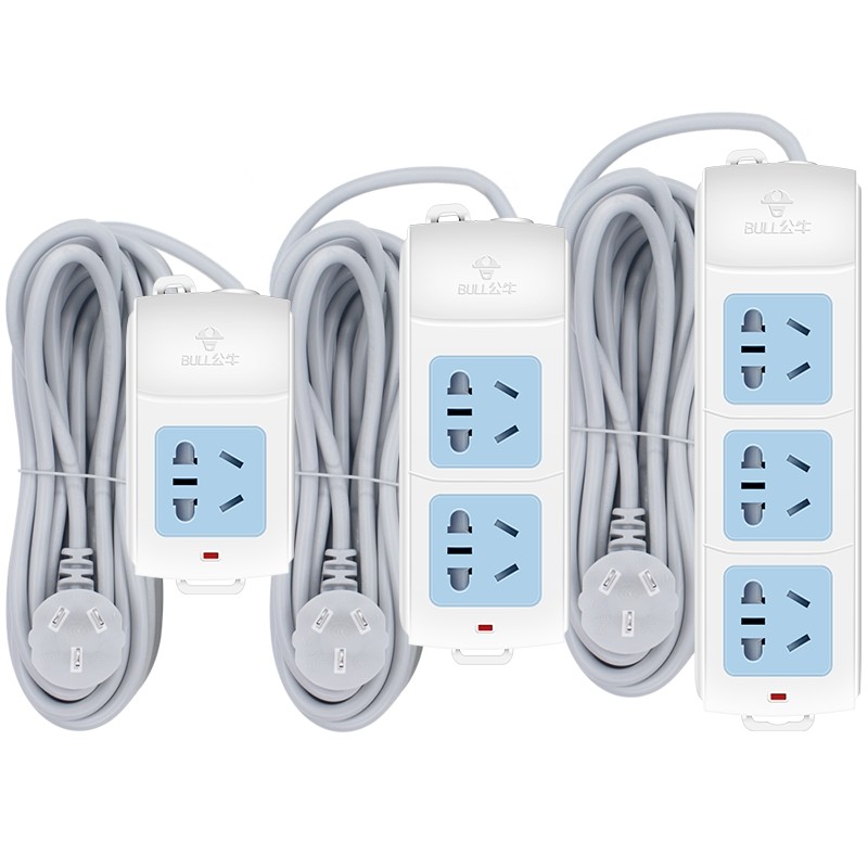 Bull Long Line Socket Panel - 6m Electrical Plug Strip