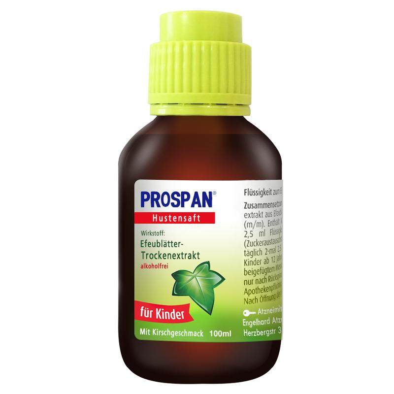 Jarabe para la tos de hoja verde alemán prospan - medicina especial ...
