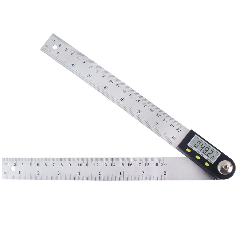 High Precision Digital Display Angle Ruler | 360-Degree Woodworking Protractor Measuring Tool ...