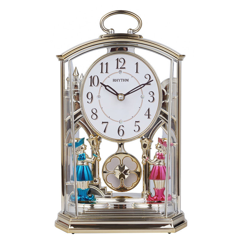 Rhythm 4RP796 Japanese Clock - Modern Crystal Swing Clock for Living ...