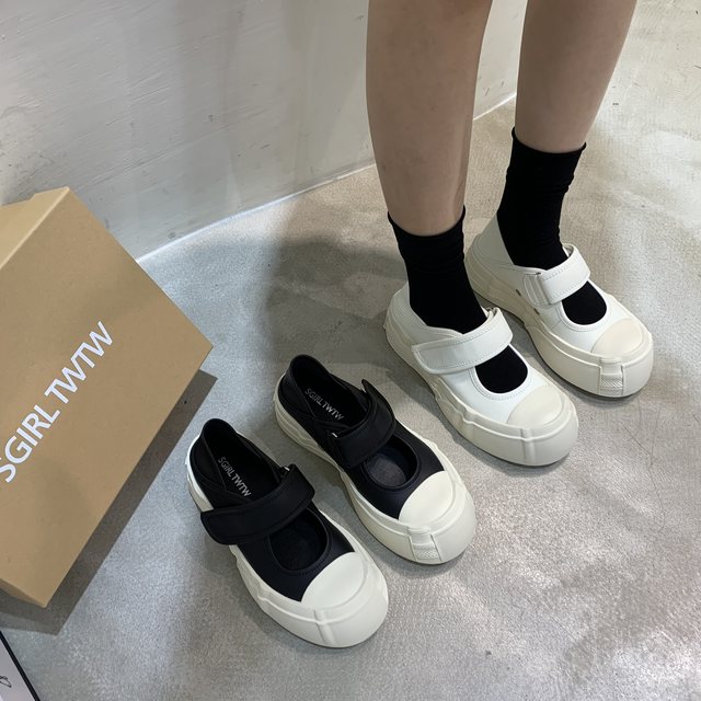 sgirl TWTW Japanese retro shallow Mary Zhen shoes female ins soft ...