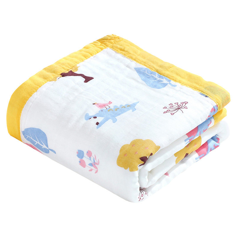 Drizzle Baby Gauze Blanket - 6 Layer Cotton Quilt for Summer - Newborn ...