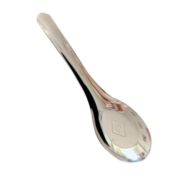 Spoon large meal flat bottom spoon commercial without embroidered steel ...
