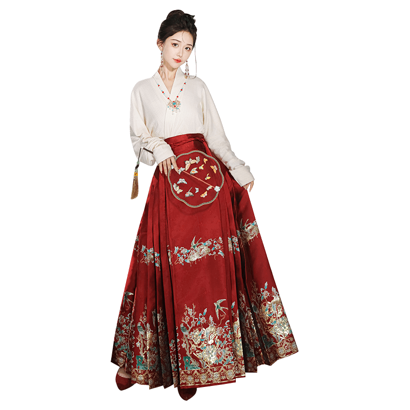 Horse noodle skirt women's engagement red suits red suits new Chinese ...