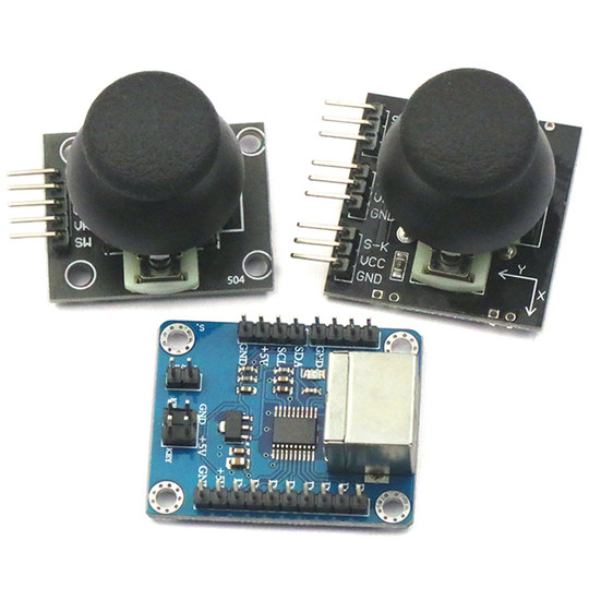 Zweiachsiger tasten-wippsensor für die joystick-steuerung von ps2-spielen