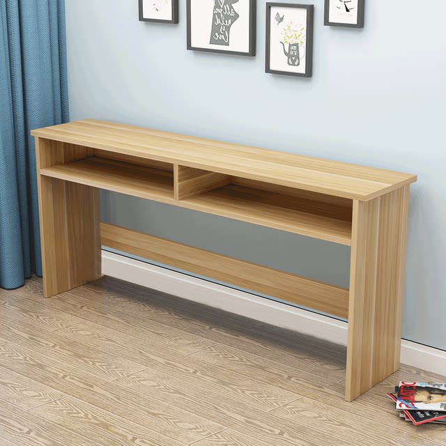 Narrow tables on the wall, long tables on the wall, narrow shelf table ...