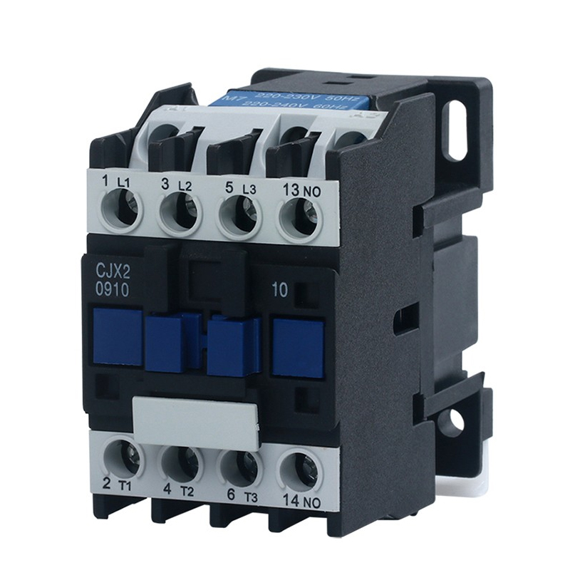 Ac კონტაქტორი 220v ერთფაზა cjx2-1210 1810 3210 6511 95 სამფაზიანი 380v24v