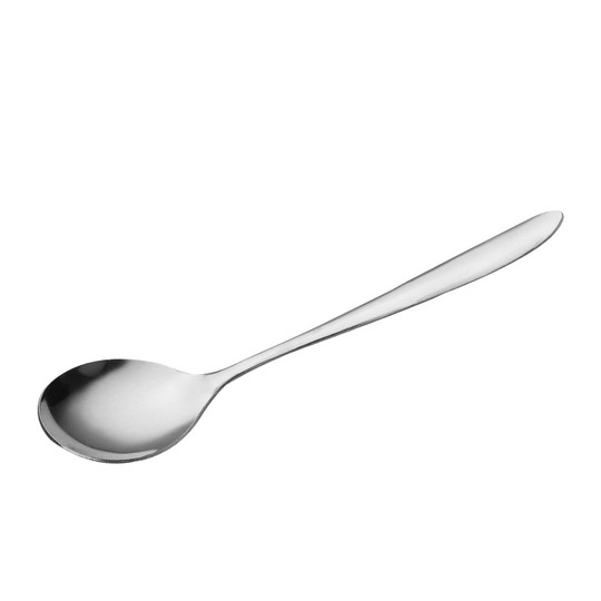 Stainless Steel Round Head Meal Spoons - 2 Pack