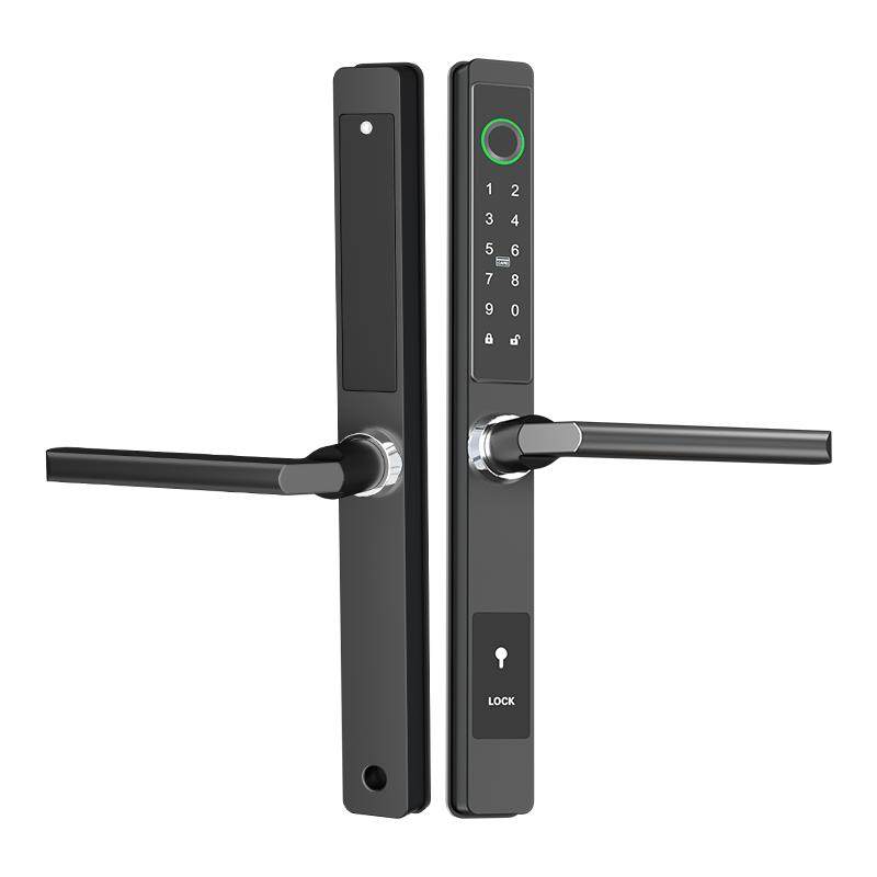 Rixiang Waterproof Aluminum Alloy Sliding Door Fingerprint Lock ...