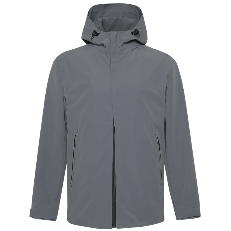 Lilanz Official Men's Jacket - Spring Business Casual Gray Hooded Jacket