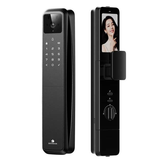 De Swanman face Cat eye large screen smart door lock vein password lock smart lock Kirin Q50FVMAX
