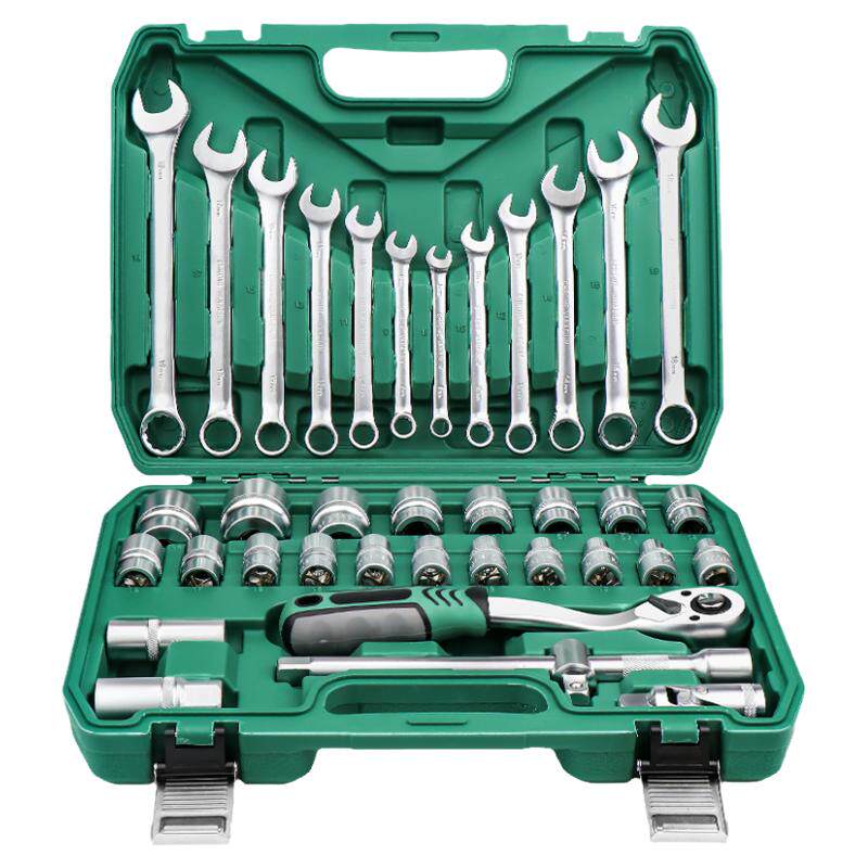 Exploit 46-Piece Auto Repair Tool Set - Metric Ratchet Wrench Kit
