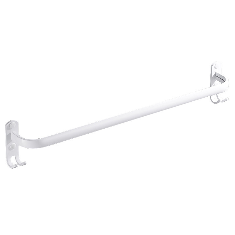 Nordic White Single Pole Towel Rack Towel Rack Single Towel Rack No ...