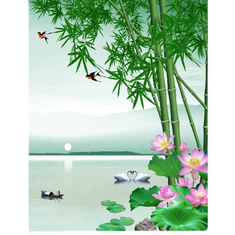 Jiusheng Custom Roller Shades - New Chinese Style Window Blinds