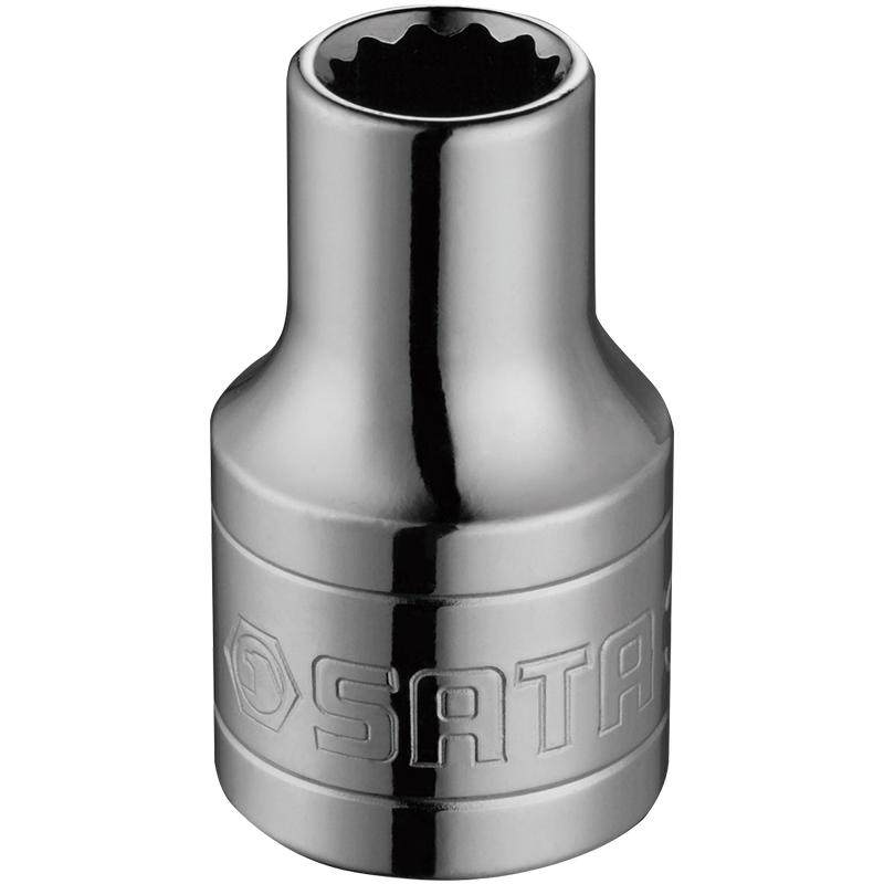 Sata 12.5mm 12-Point Socket - Chromium Vanadium Alloy Steel