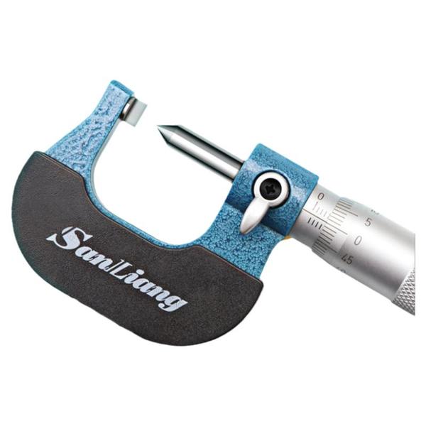 Japanese three-quantity flat tip micrometer with digital display ...