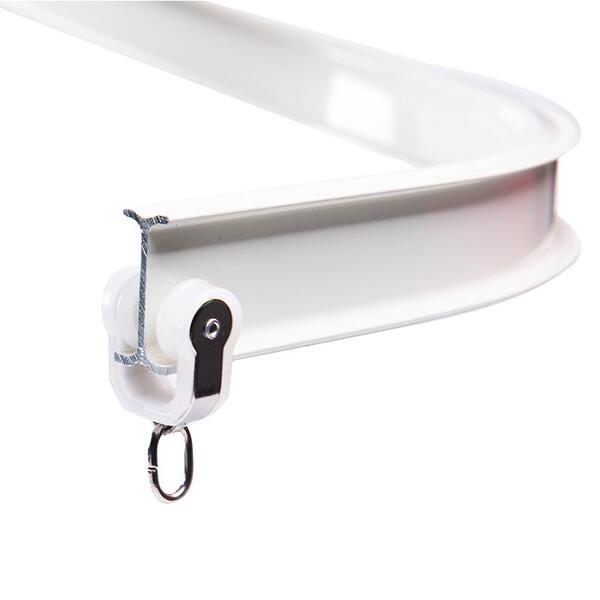 Curtain track aluminum alloy thickened rod roman | Orchid orchid ...