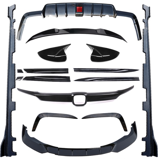 Play Honda Inspire 2019 Body Kit - Front Lip, Side Skirts, Rear Spoiler