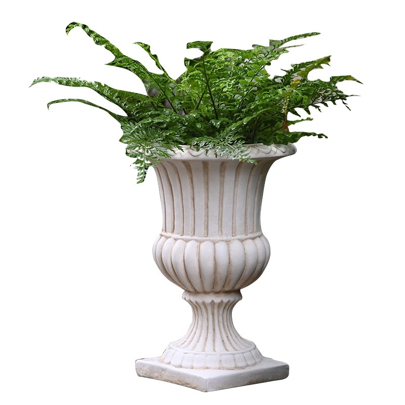 กระถางดอกไม้สไตล์ยุโรป - กระถางต้นไม้สไตล์โรมันย้อนยุค