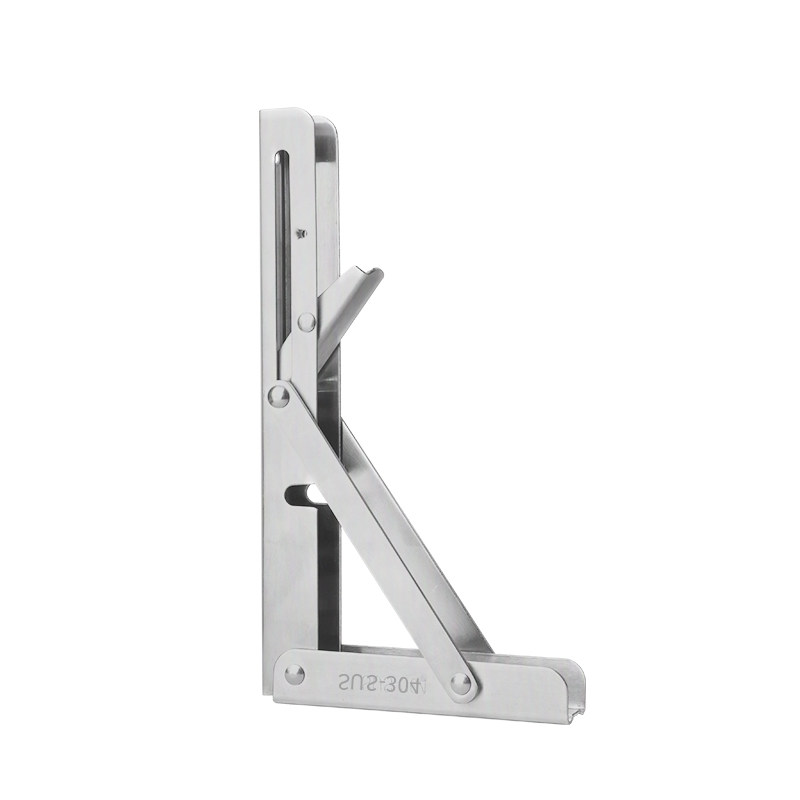 304 Stainless Steel Folding Bracket Triangle Shelf Tripod Storage Rack ...