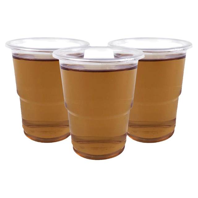One -time cup Plastic Cup Aviation Cup 1,000 home transparent cup tea ...