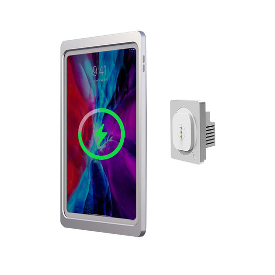 Emonita tablet ipad pro الكمبيوتر المغناطيسي الشحن اللاسلكي قوس دعم الجدار قوس قاعدة خاصة شاحن ...