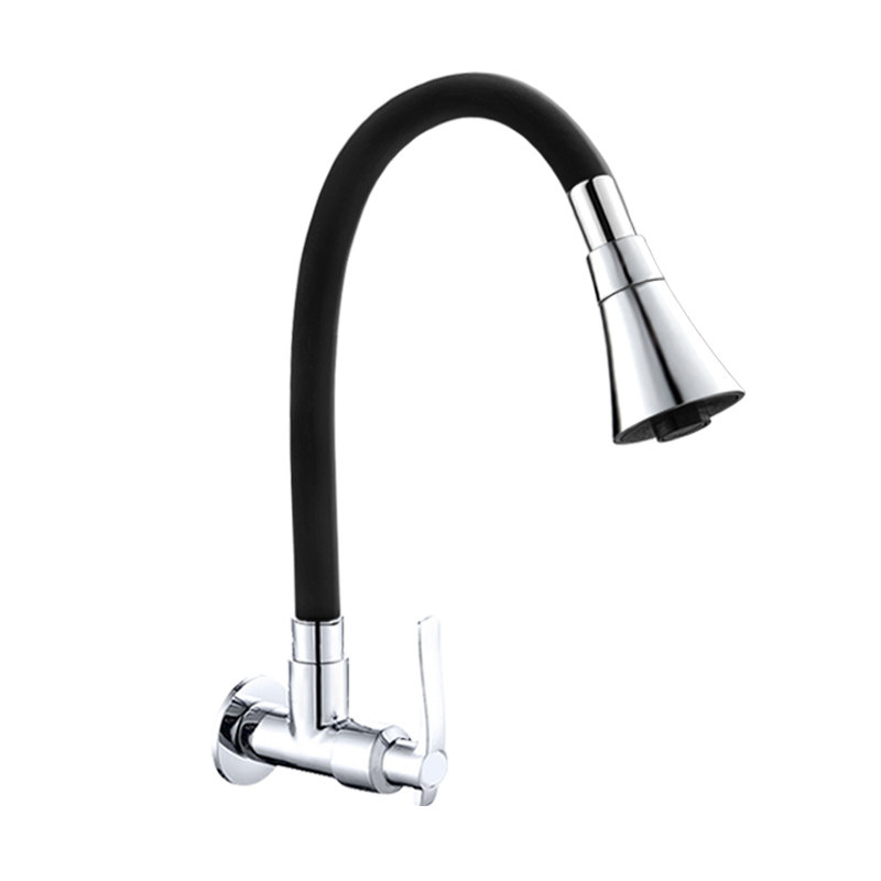 Balcony Mop Pool Faucet Single Cold Extended Wall-Mounted | All-Copper ...