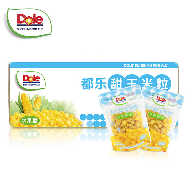 Dole is happy to eat fruit sweet and tender corn grain vegetables fresh 30 bags/60g crispy salad ...