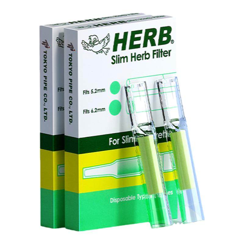 Herb Xn Green Fine-30 Disposable Cigarette Filter Tips - 300 Count