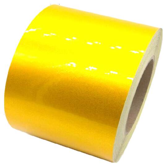 Black and Yellow Reflective Warning Tape - Wear-Resistant Floor Sticker ...