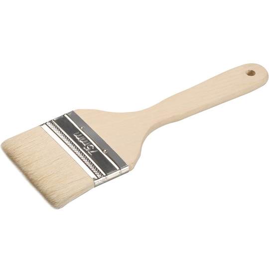 Christine Mixed Mane Wool Brush for Water-Based Latex Paint - No Hair Loss