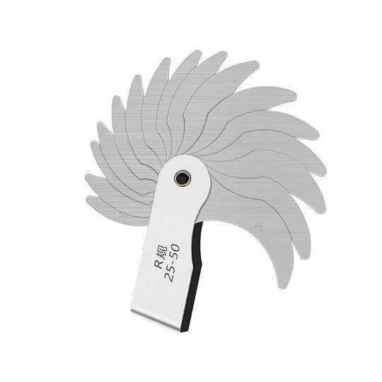 Stainless steel R gauge complete set of radius gauge template R angle ...