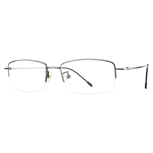 Germany's Zeiss myopia glasses half-frame pure titanium men's Ona can ...