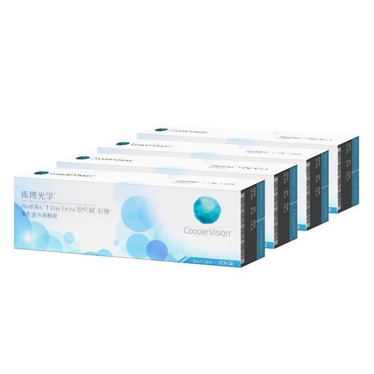 Cooper optical contact lens daily einwegbox – 4er-pack transparente linsen
