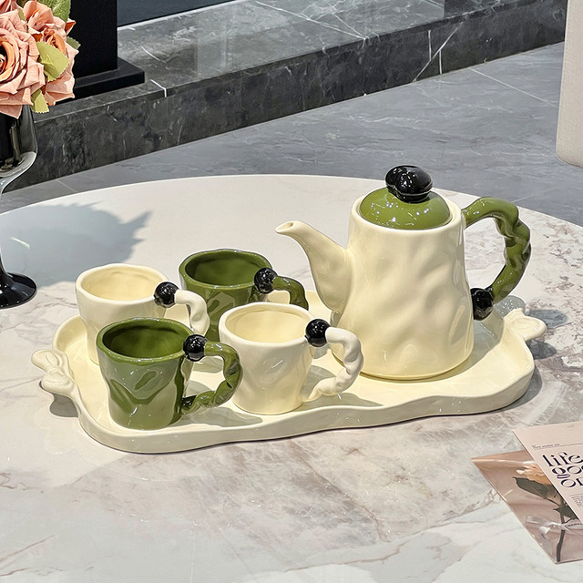 Good-looking moving to new home tea set kettle and cup home set living ...