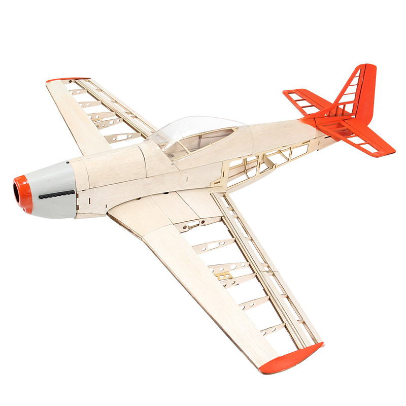 Fengsheng Model P51 Mustang Balsa Aircraft Kit - Upgraded Eighth ...