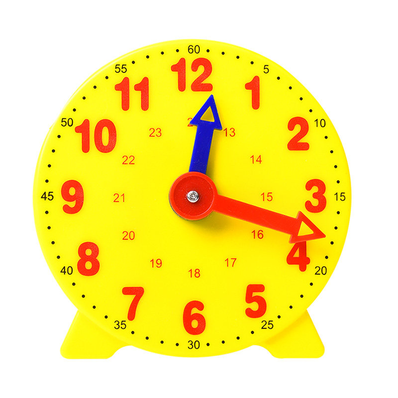 Modelo de reloj material didáctico para la escuela primaria para que ...