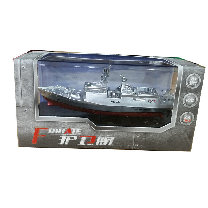 Mini modelo de barco militar, barco de controle remoto sem fio, fragata ...