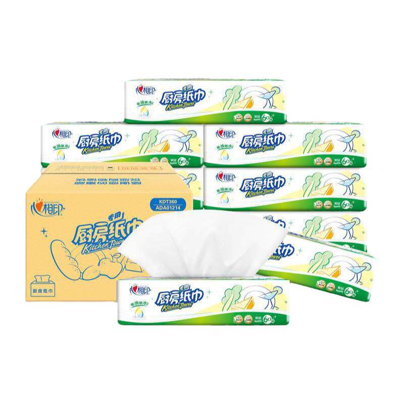 Heart-to-Heart Kitchen Paper Towel - Absorbs Oil and Water - Household ...