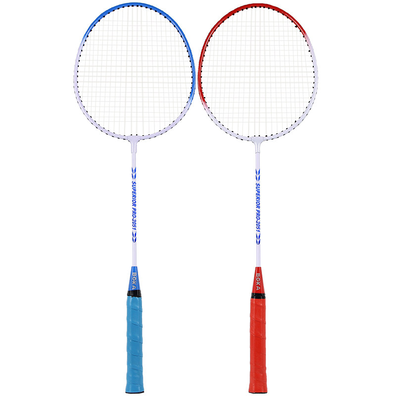 Raquete de badminton boca – tiro único/duplo durável para iniciantes