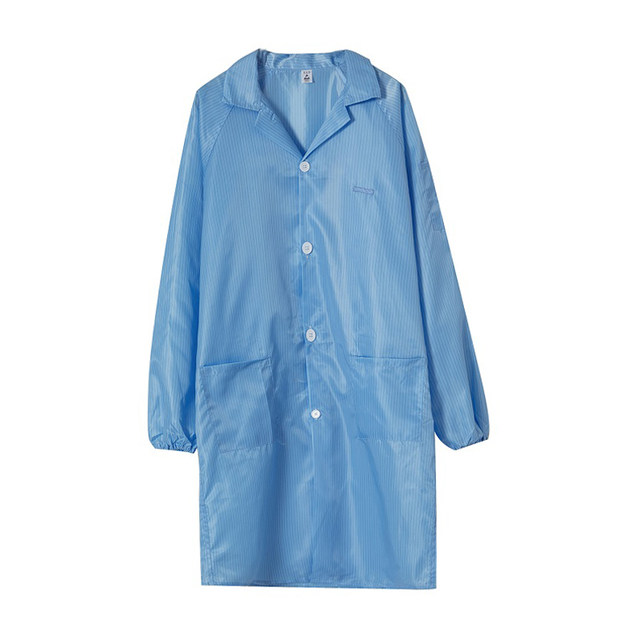 Anti-static clothing dust-proof work clothes long clean food factory ...