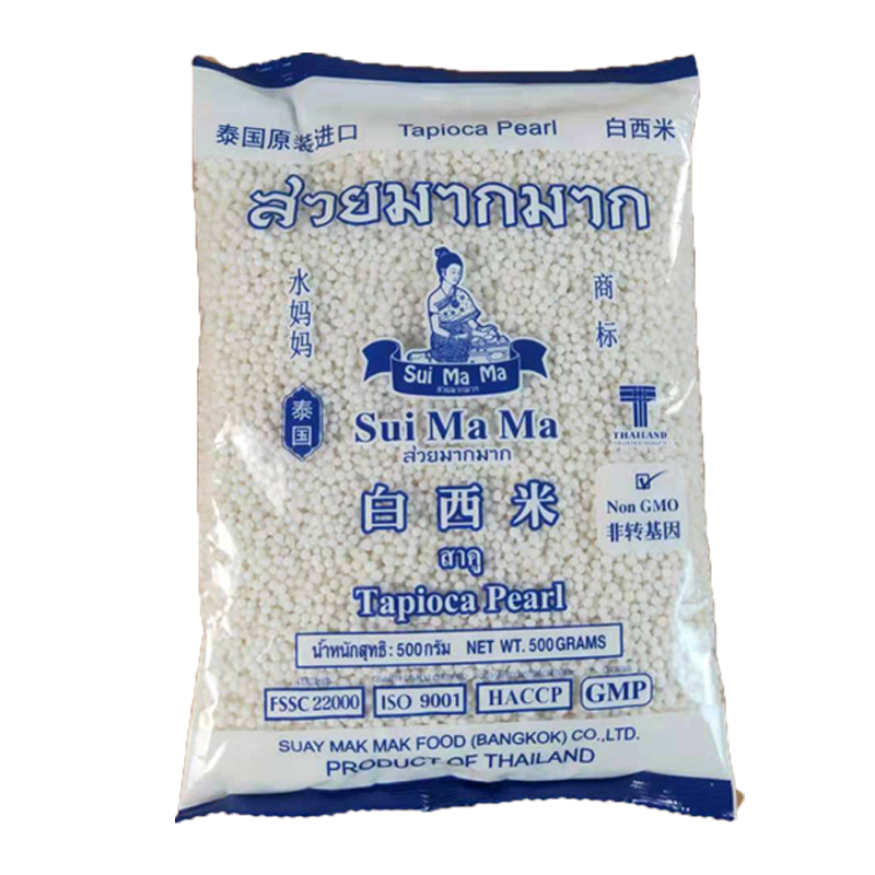 Shui Mama White Sago Milk Tea Ingredients - Coconut Juice Sago Dessert