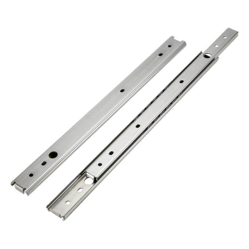 Side-mounted stainless steel guide rail for silent linear slide rail
