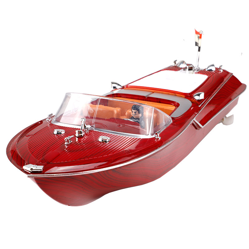 Classic Retro Speedboat Model - Remote Control Electric Yacht