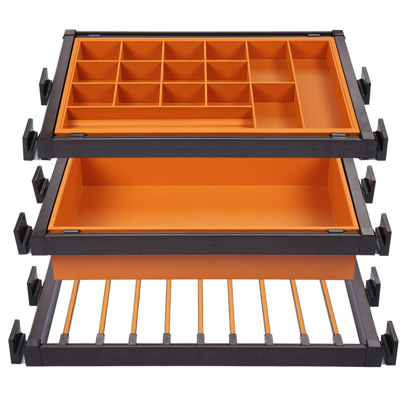 Perchero telescópico - armario multifuncional con riel deslizante para ...