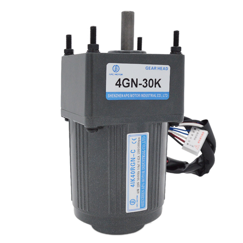 80 Type 40W Single-Phase 220V AC Gear Speed Regulating Motor | Fixed ...