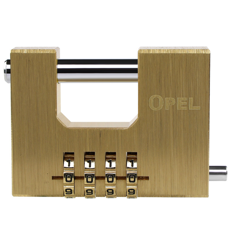 Rectangular Pure Copper Code Lock Padlock - Large Outdoor Waterproof ...