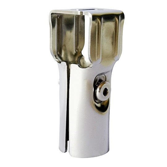 Peiqing 25x25mm 스테인리스 스틸 사각 튜브 커넥터 - 파이프 조인트 고정 장치