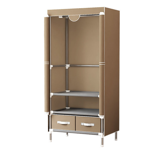 Simple wardrobe, durable, dustproof, single cloth wardrobe, rental ...